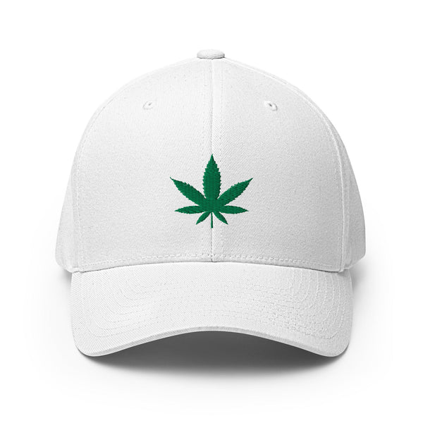 Marijuana Hat - White - Bender Gloves