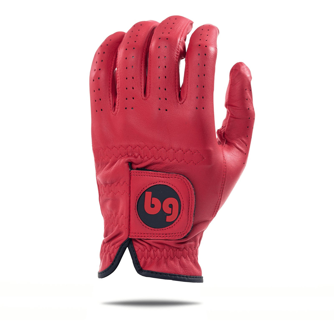 Red Cabretta Leather Golf Glove - Bender Gloves
